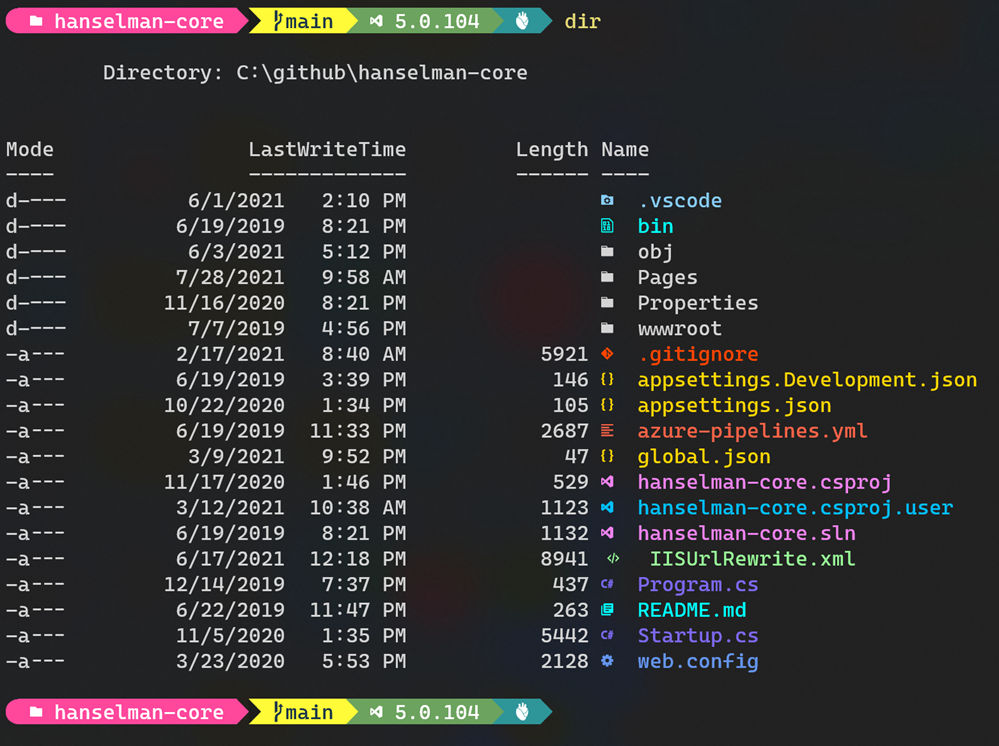 Web Design Updates My Ultimate PowerShell Prompt With Oh My Posh And The Windows Terminal My 